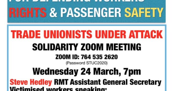 527: Stop union-busting Solidarity Rally & fight Sleep-ins ruling ...